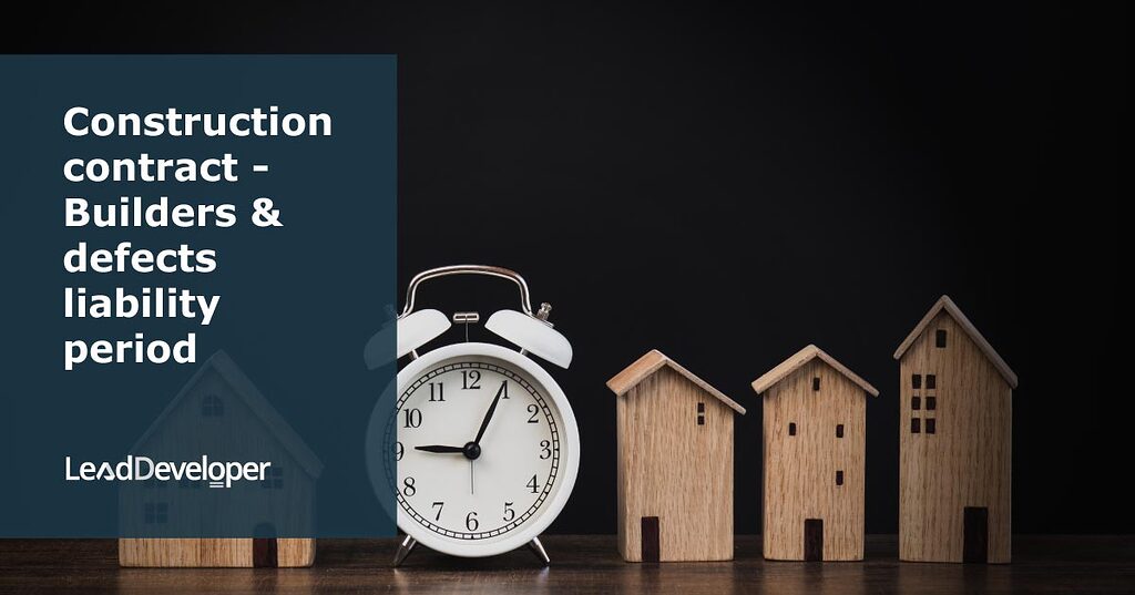 19_011 Builders & Defects Liability Period - 19 Construction - Edge