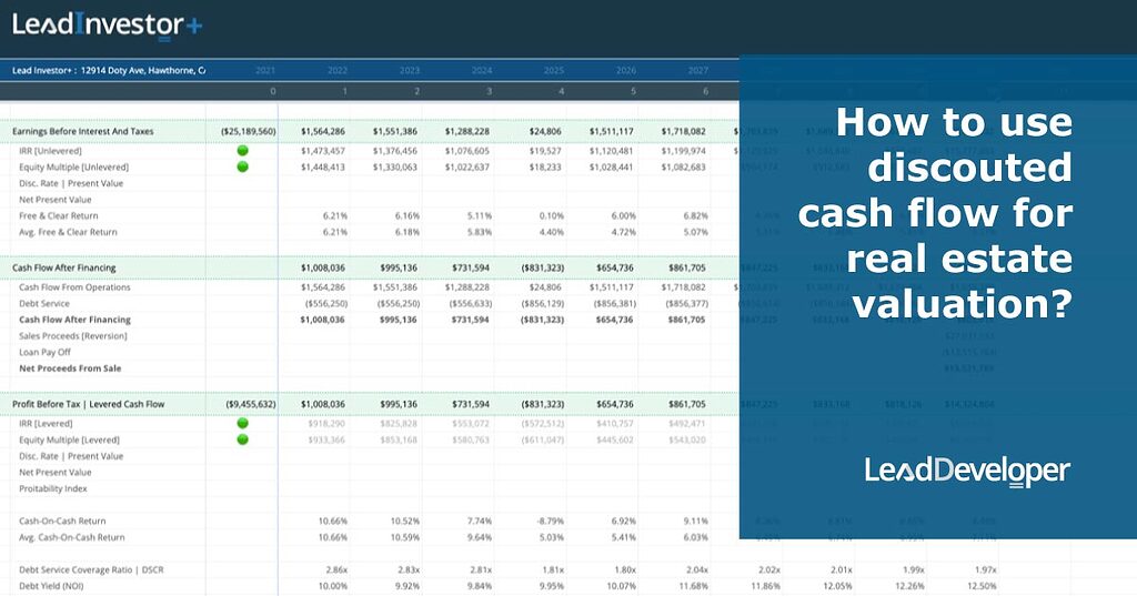 How to use discounted cash flow for real estate valuation? [Part 2-2 ...